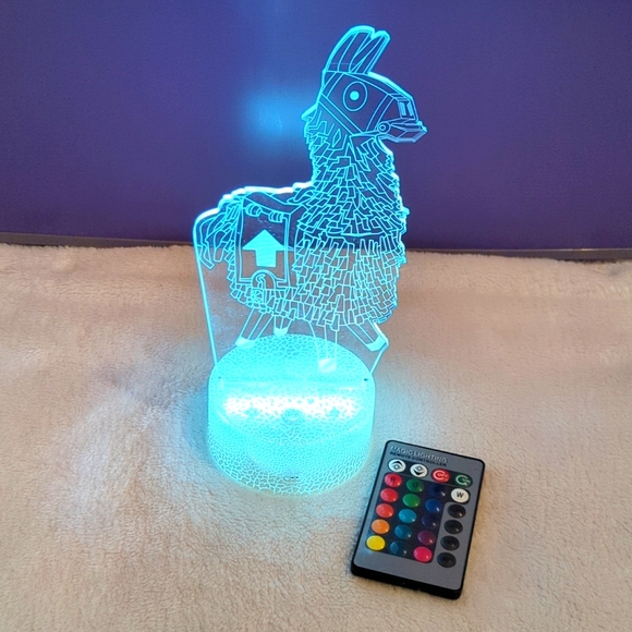 Fortnite | Toys | Fortnite 3d Optical Illusion Led Nightstand Lamp ...